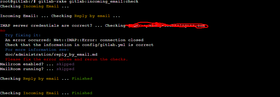 Imap Configuration In Gitlab Self Managed How To Use Gitlab Gitlab