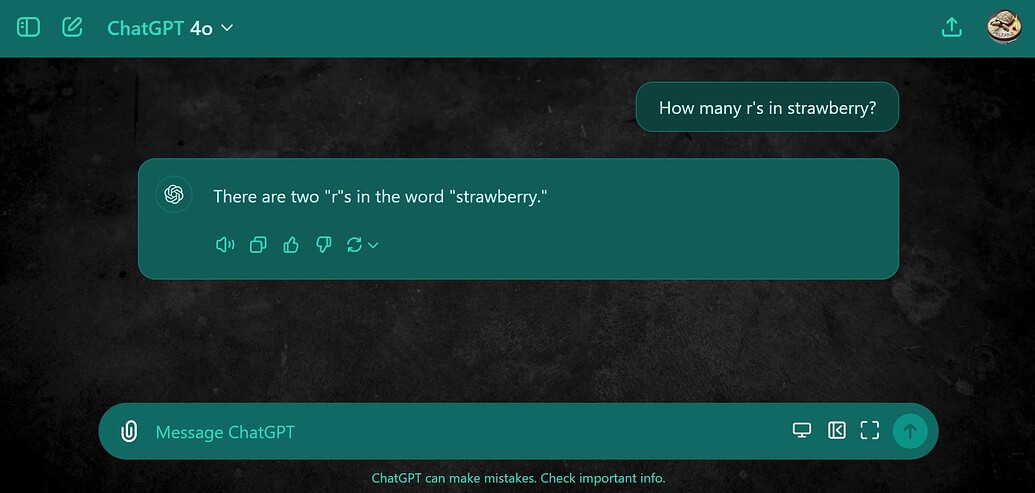 Incorrect Count Of R Characters In The Word Strawberry Use Cases