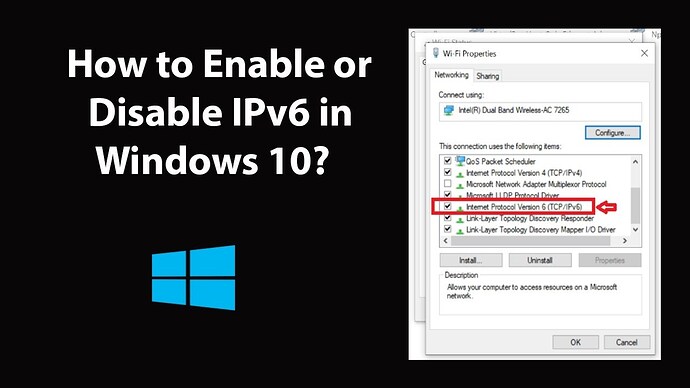 Should I Disable IPv6 Windows Spiceworks Community