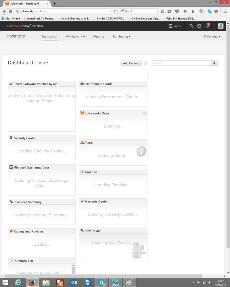 Spiceworks Dashboard Not Loading Properly Spiceworks Support