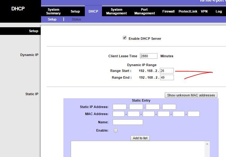 Dhcp Server Does Not Accept 23 Subnet Mask Networking Spiceworks
