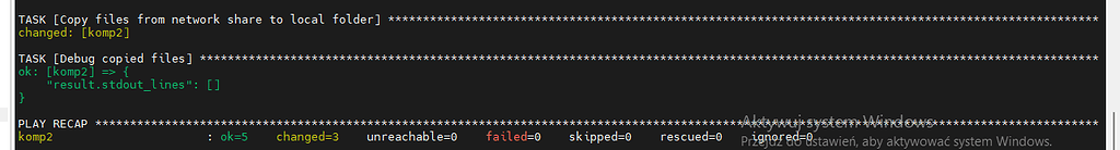 Problem with copy content from UNC path to local on Windows - Get Help - Ansible
