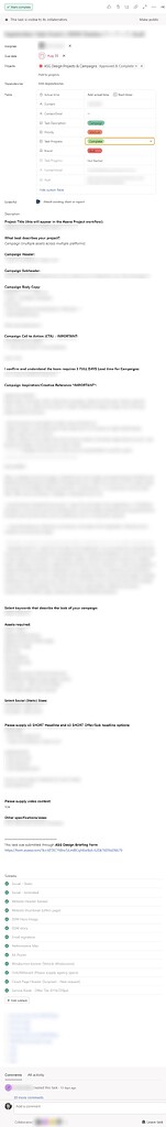 Complex tasks inside a project - Tips on how we can improve? - Asana In ...