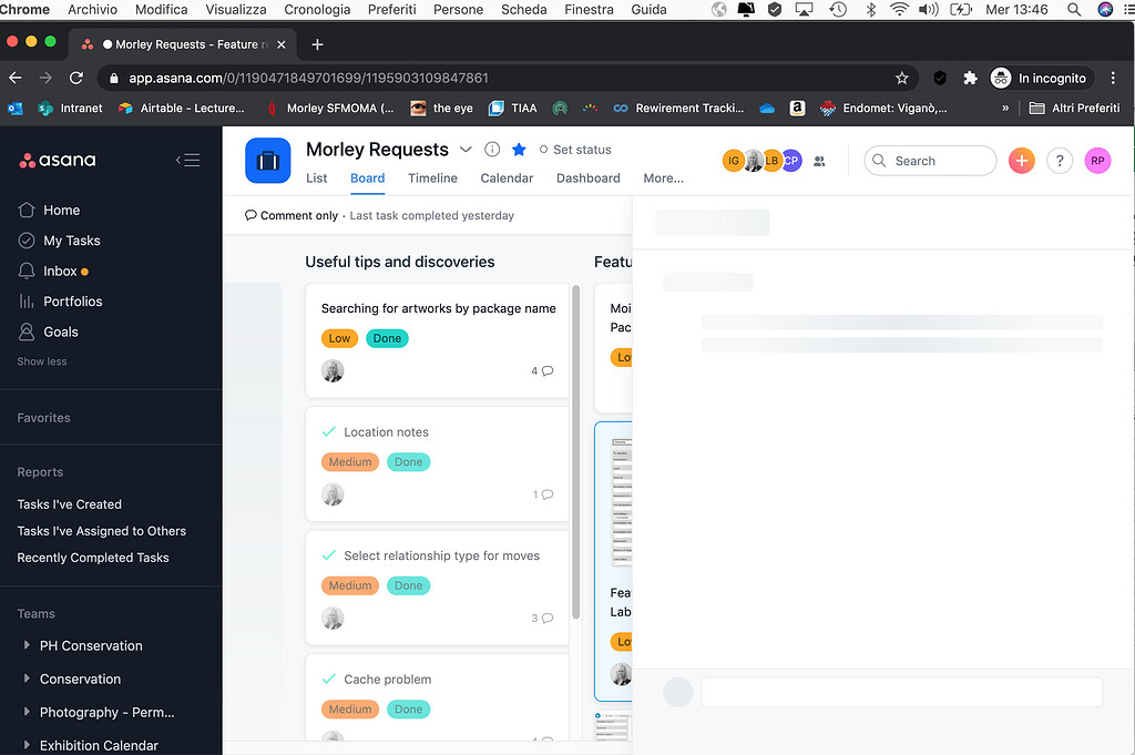 Asana Freezing When I try to open task details even in Incognito ...