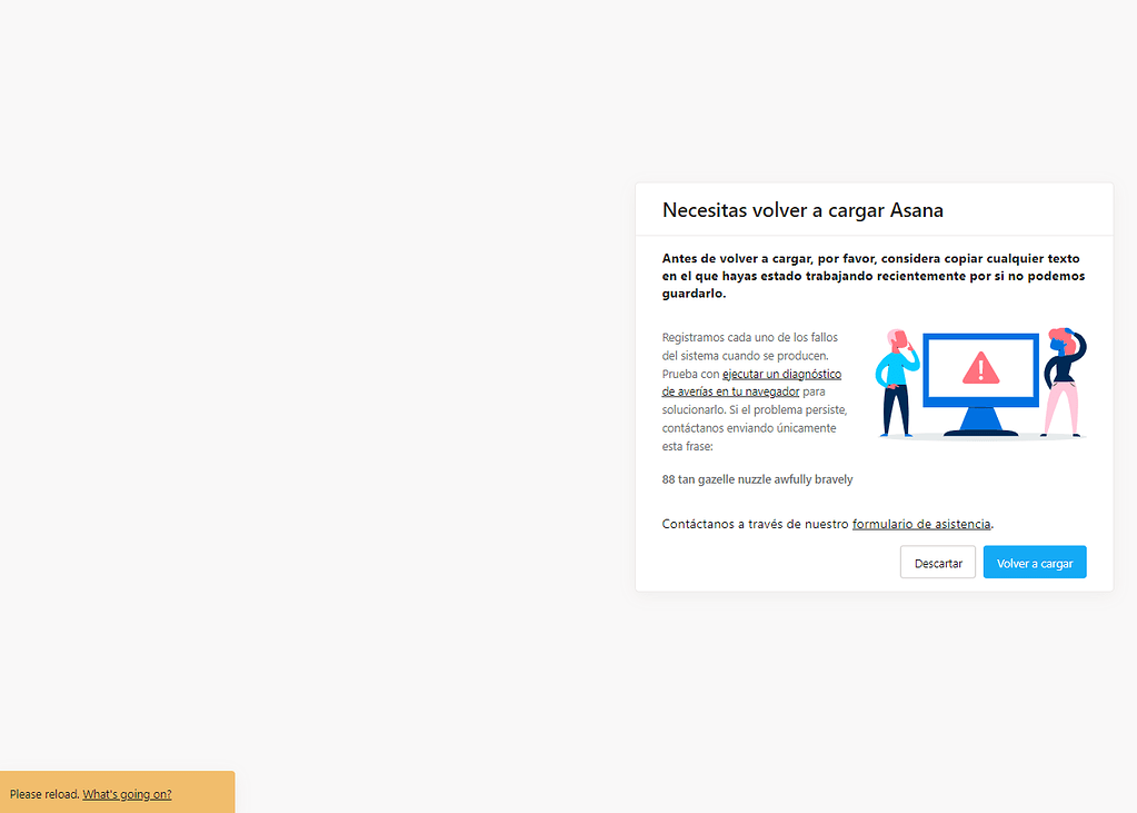 Mensaje de error en búsquedas avanzadas - Ayuda & Consejos - Asana Forum Mensaje de error en búsquedas avanzadas - Ayuda & Consejos - Asana Forum