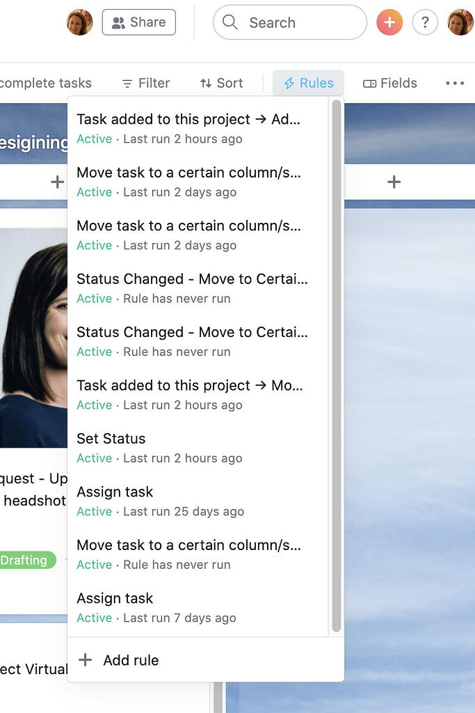 See the detail of all Rules for a Project in one place - Features ...