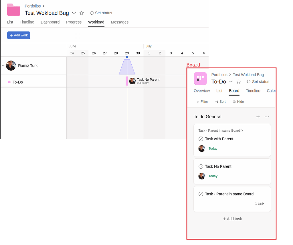 Workload doesn't show tasks that have a "parent" task - Closed - Asana ...