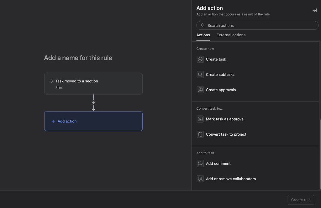 Automatically convert task to subtask rule/automation - Product ... Automatically convert task to subtask rule/automation - Product ...