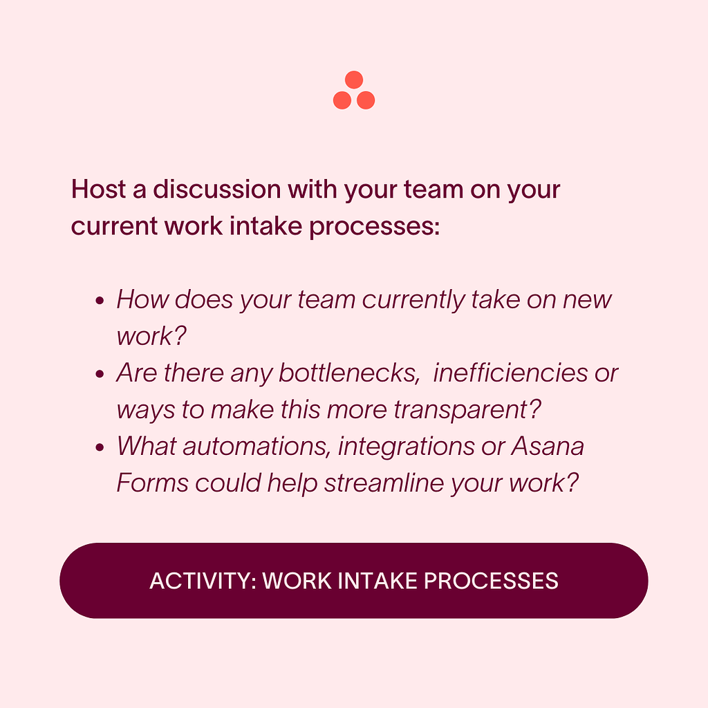 Streamlining work intake processes with your team - Ask the Community ...