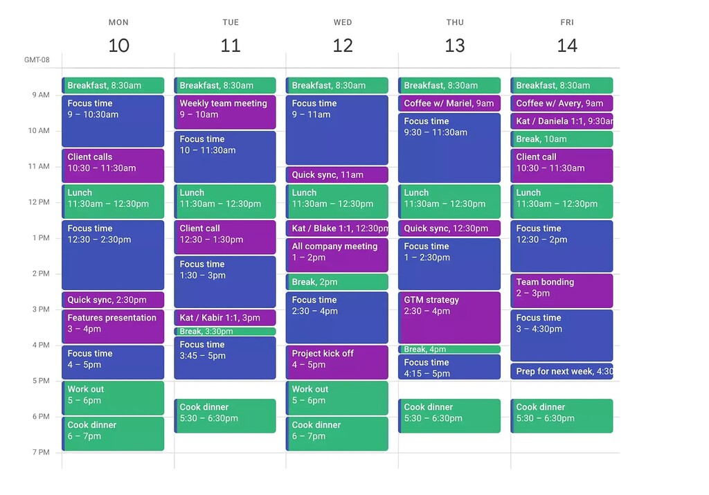 How to add time slots into My Tasks - Ask the Community - Asana Forum
