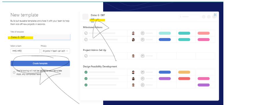 Default view for templates - Ask the Community - Asana Forum