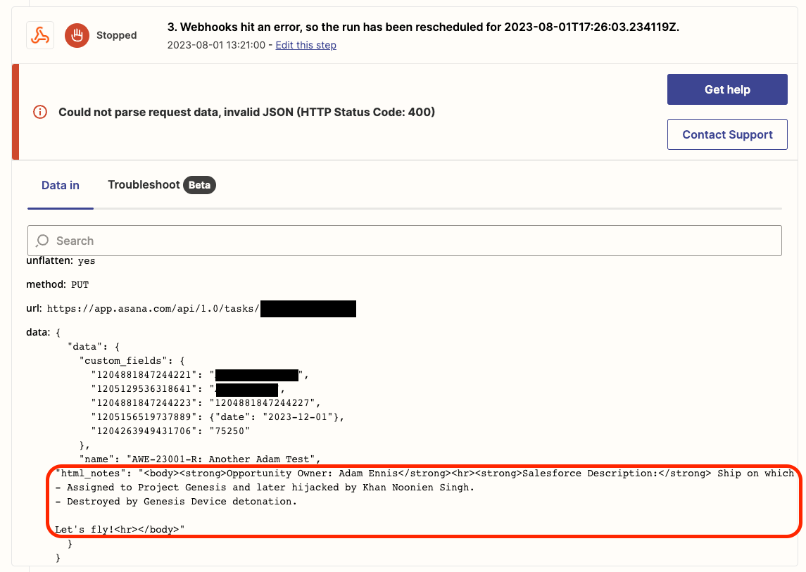 Error Updating Task Custom Field Datevalue Developers And Api Asana 8872