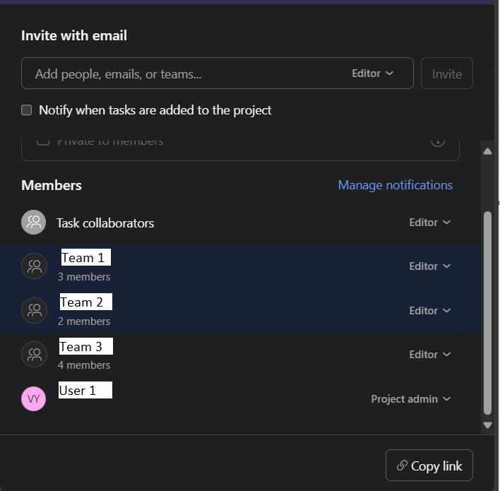 Task shared with Multiple teams in an organisation. - Developers & API - Asana Forum