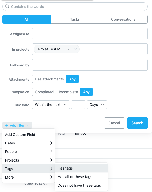 Filter Tasks In a Project By Tags? - Ask the Community - Asana Forum
