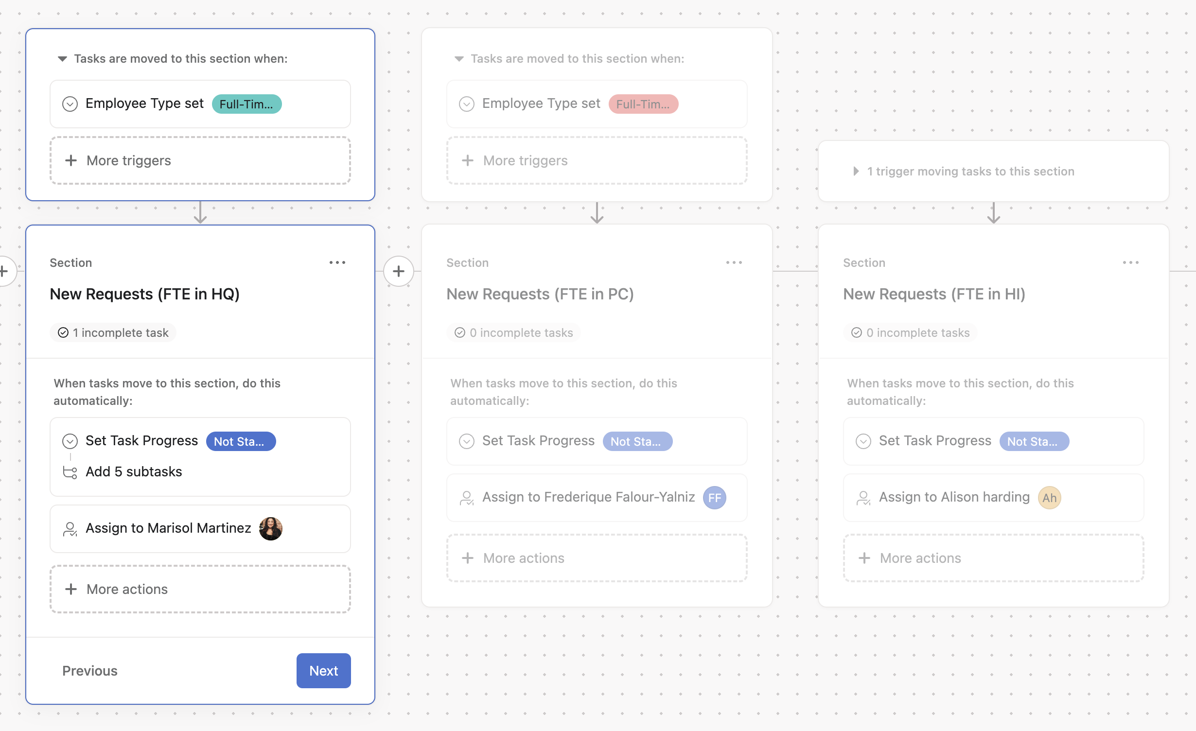 Subtasks Copying into Separate New Request Triggers - Ask the Community - Asana Forum