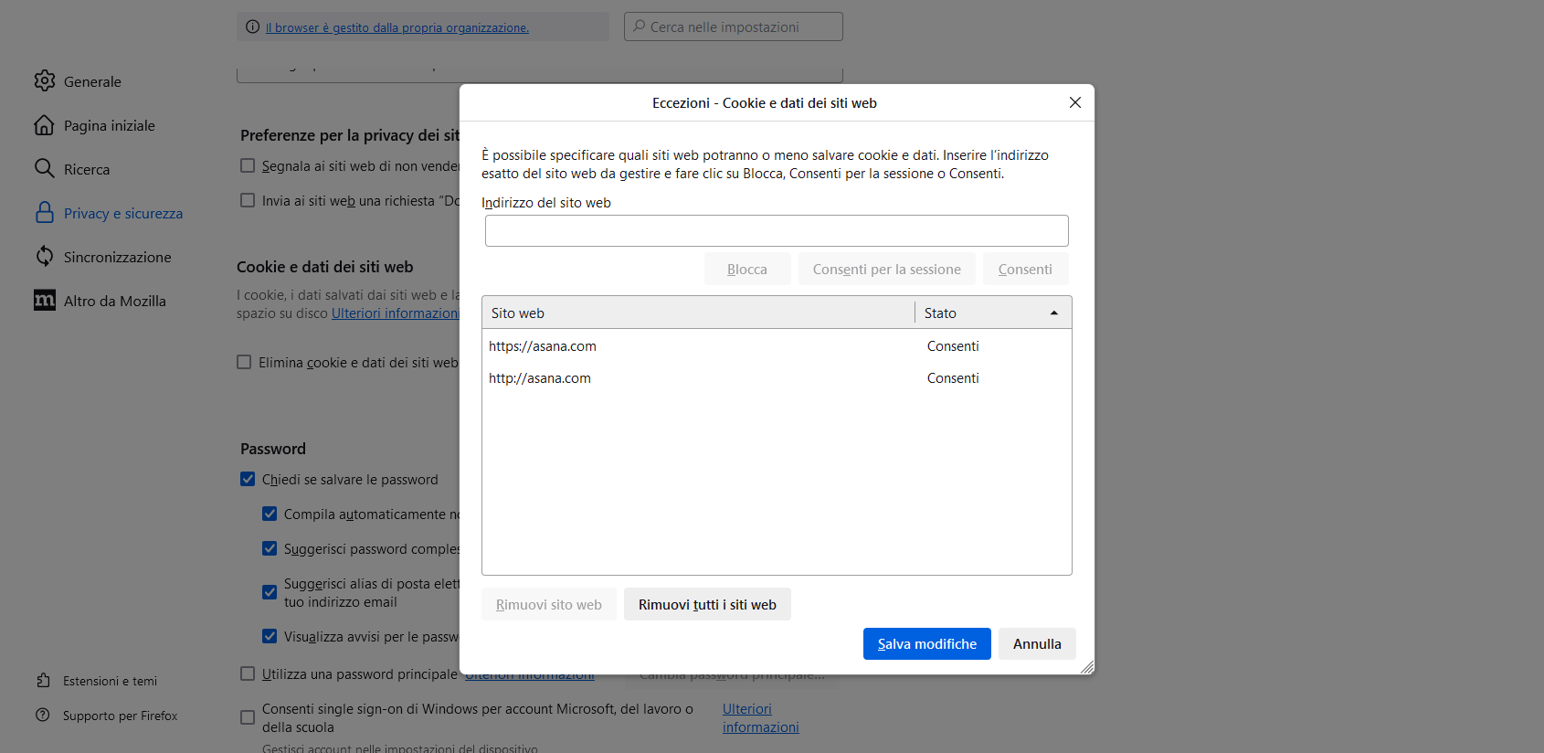 I have to log into Asana every day. How do I get browser to keep me ...