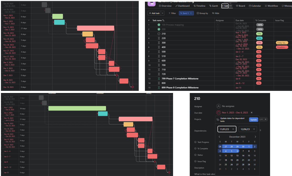 Overlapping Task Due Dates Within Project Ask The Community Asana Forum