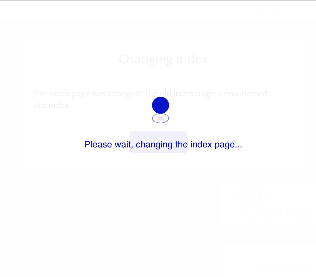 Replacing INDEX with another page - STUCK - Database - Bubble Forum