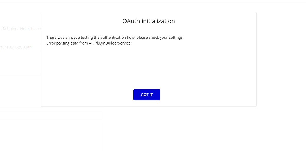 Azure AD B2C OAuth2 User-Agent Flow Issues - Plugins - Bubble Forum