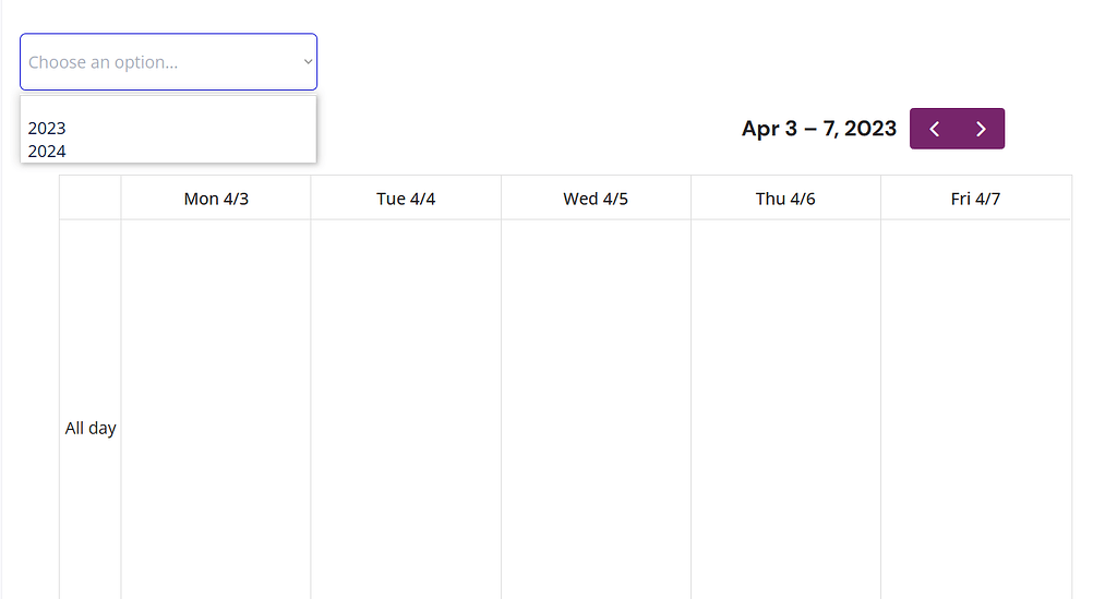 Dynamically change/refresh a calendar(Full calendar plugin) without refreshing page. Ideally ...
