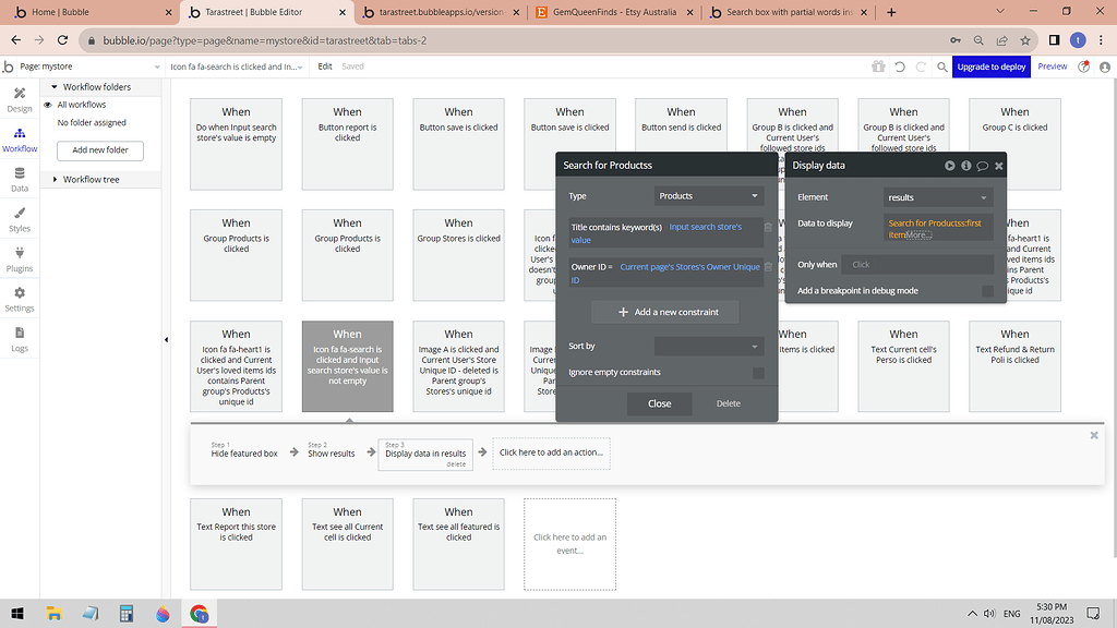 Search box with partial words instead of whole words - Database ...