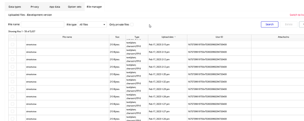 How to remove the automatic uploading of plain text in file manager? - Need help - Bubble Forum