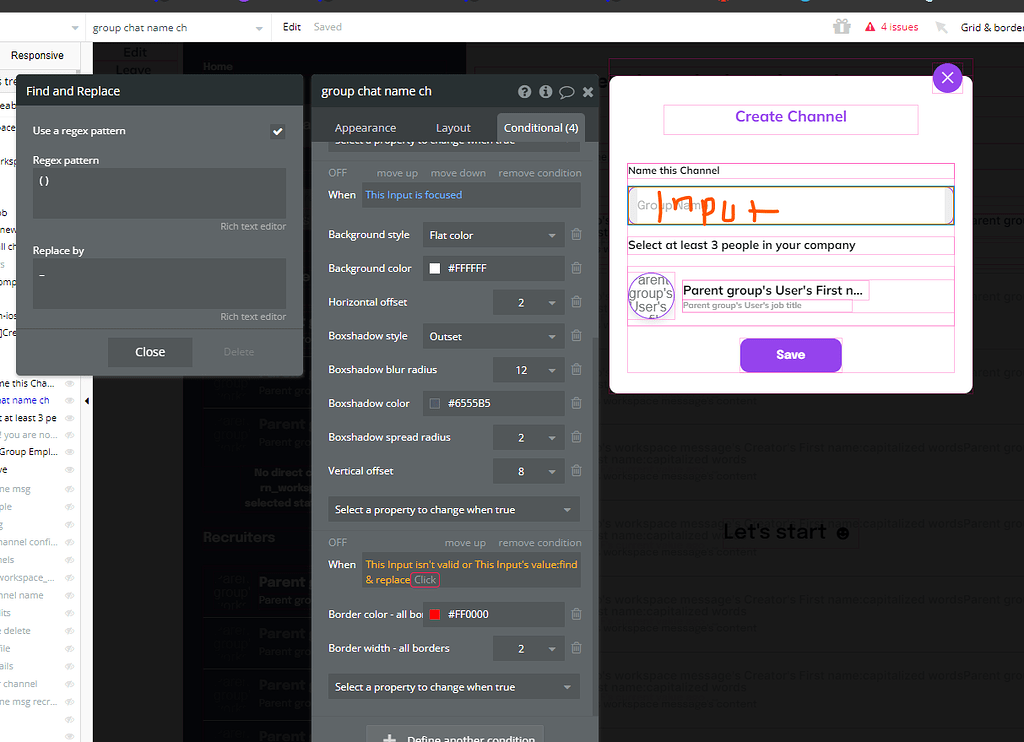 How to convert all the spaces in an input to underscores - Need help - Bubble Forum