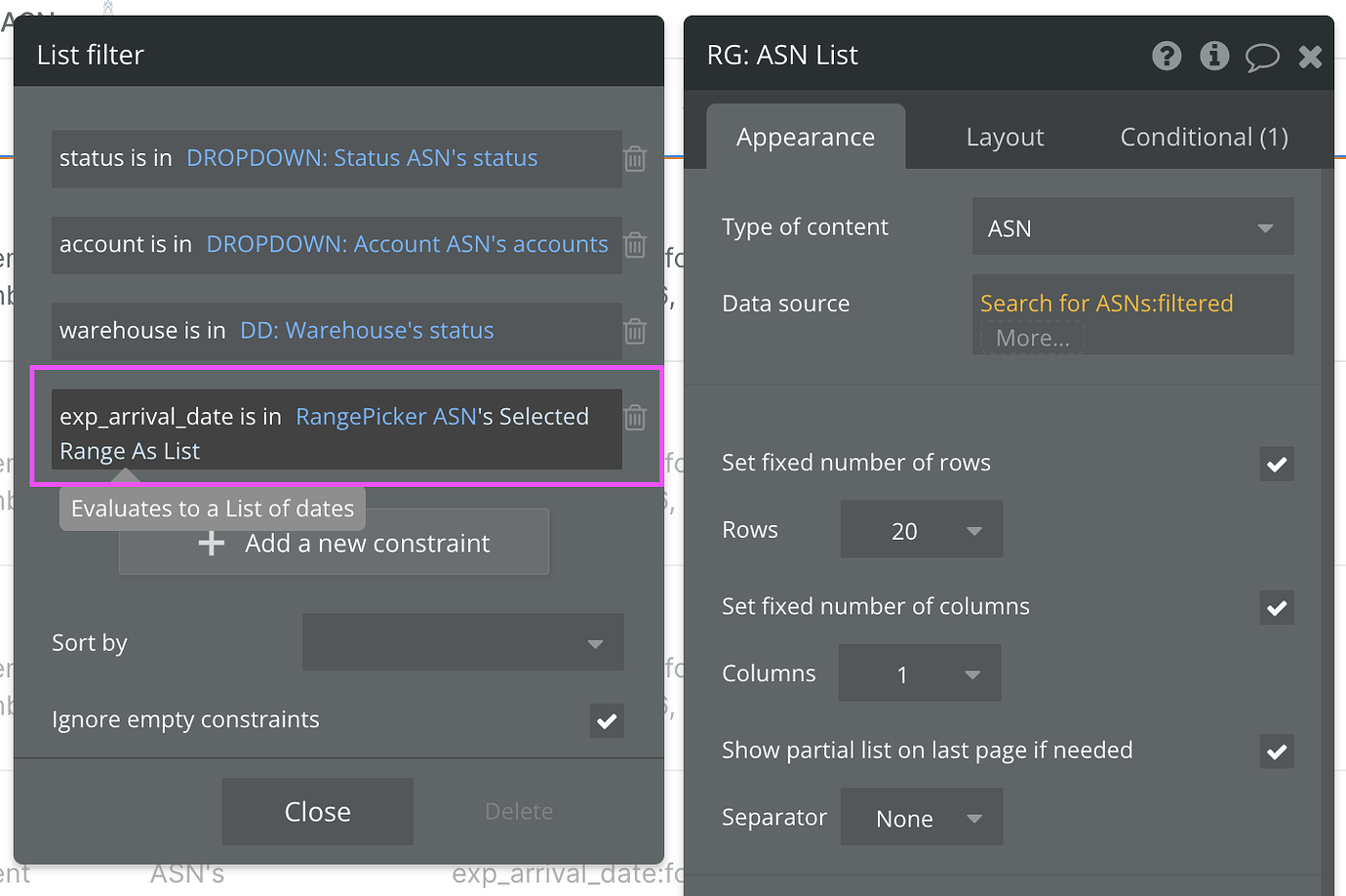 Date Range picker only filters dates with 00:00 - Need help - Bubble Forum