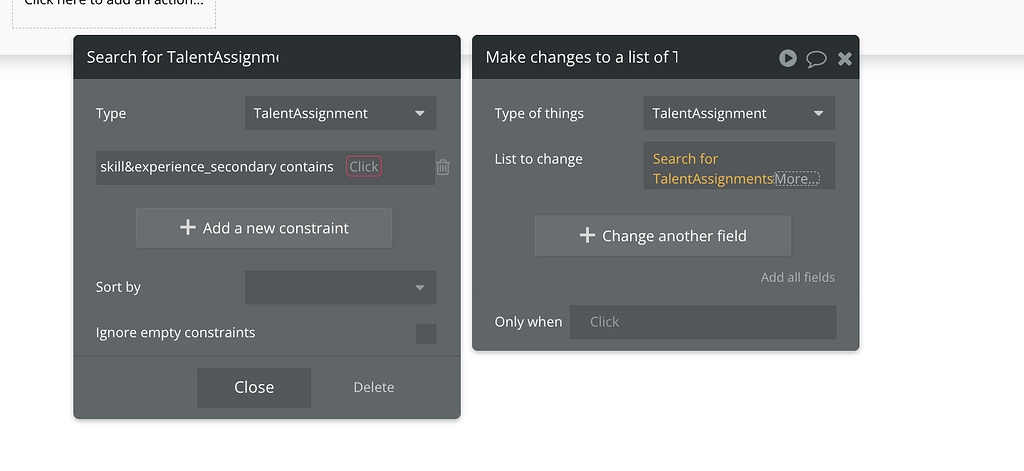 How to add a constraints in a list of things in search - Database - Bubble Forum