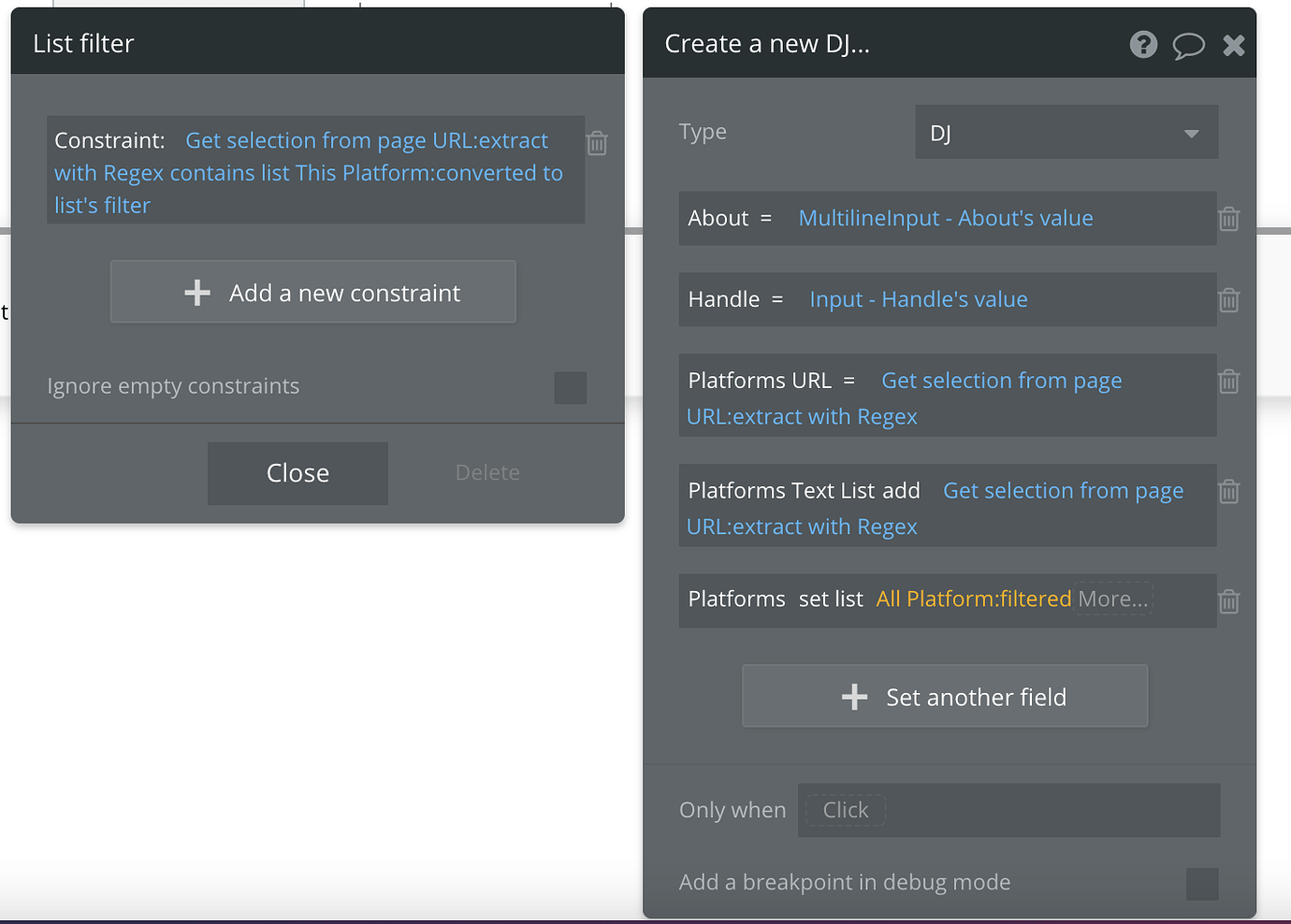 How to save a list of url parameters in your database that are based on an option set - #10 by ...