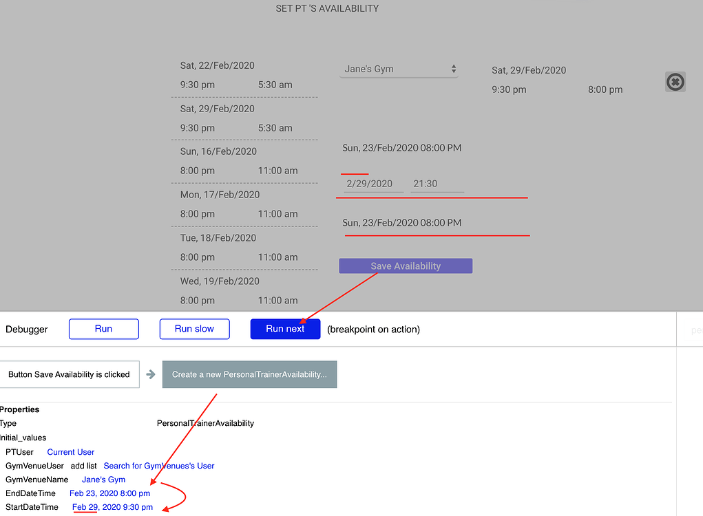 Start date field saving the value from an end date input - #6 by vladlarin - Need help - Bubble ...