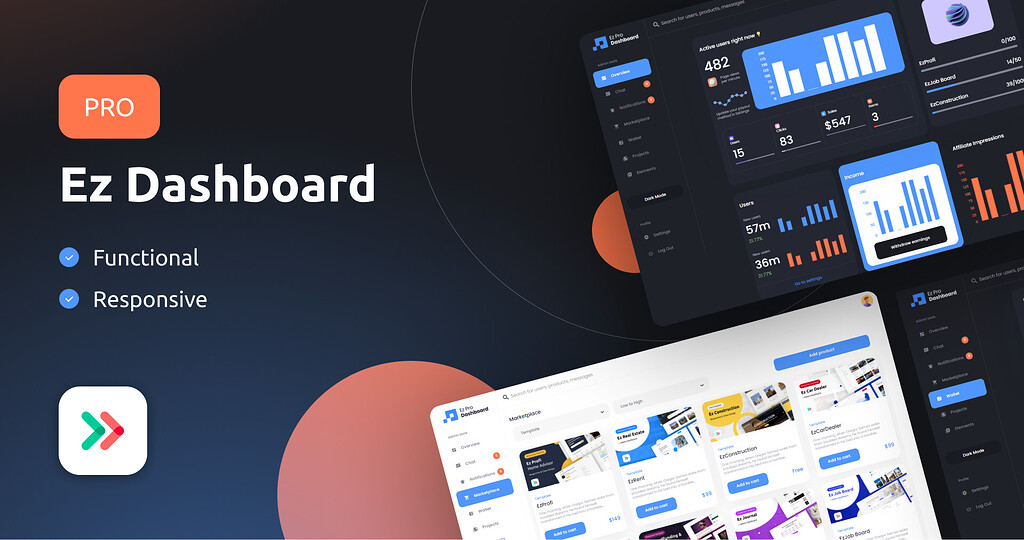 🖥️ New Ez Dashboard Pro template by EzCode - Showcase - Bubble Forum