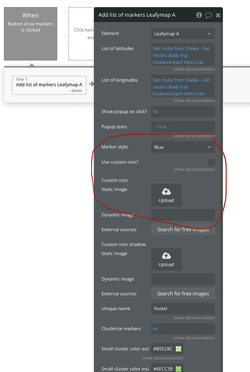Custom map markers - Need help - Bubble Forum