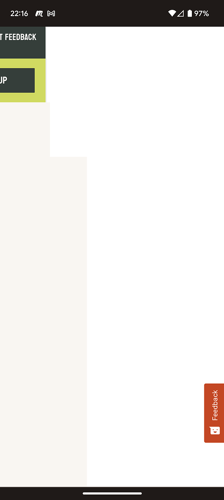 Mobile views creating horizontal scroll, white background ... Mobile views creating horizontal scroll, white background ...