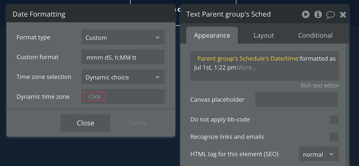 Which time zone format should be used when setting time zone dynamically? - Database - Bubble Forum