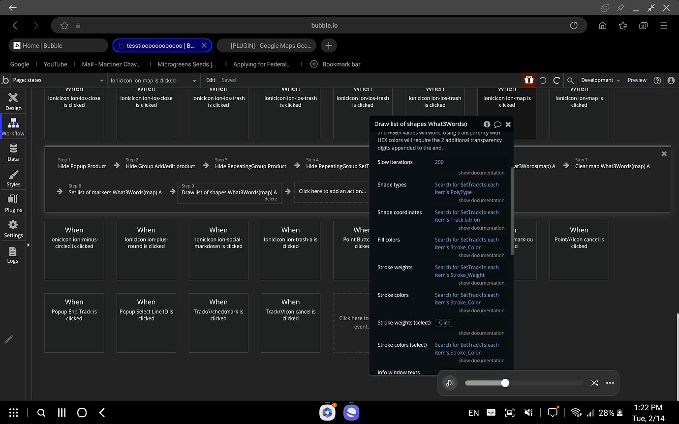 [PLUGIN] - Google Maps Geometry/Drawing + W3W - #222 by twork56789 - Plugins - Bubble Forum