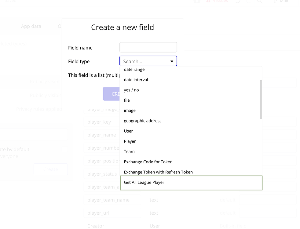 How to use API Connector field types on Data - Database - Bubble Forum