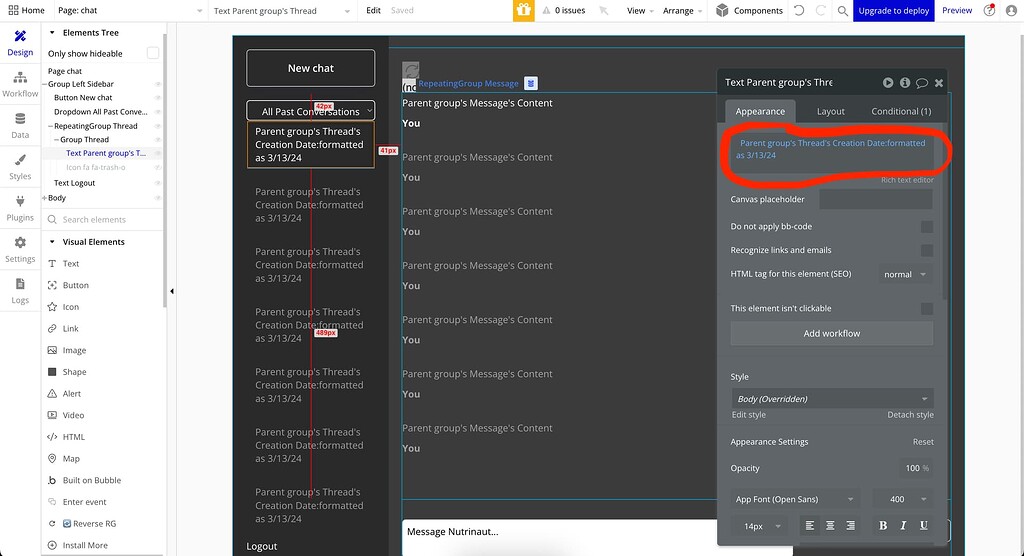 Can you please help me make the thread title a summary (like ChatGPT🤖) - Need help - Bubble Forum