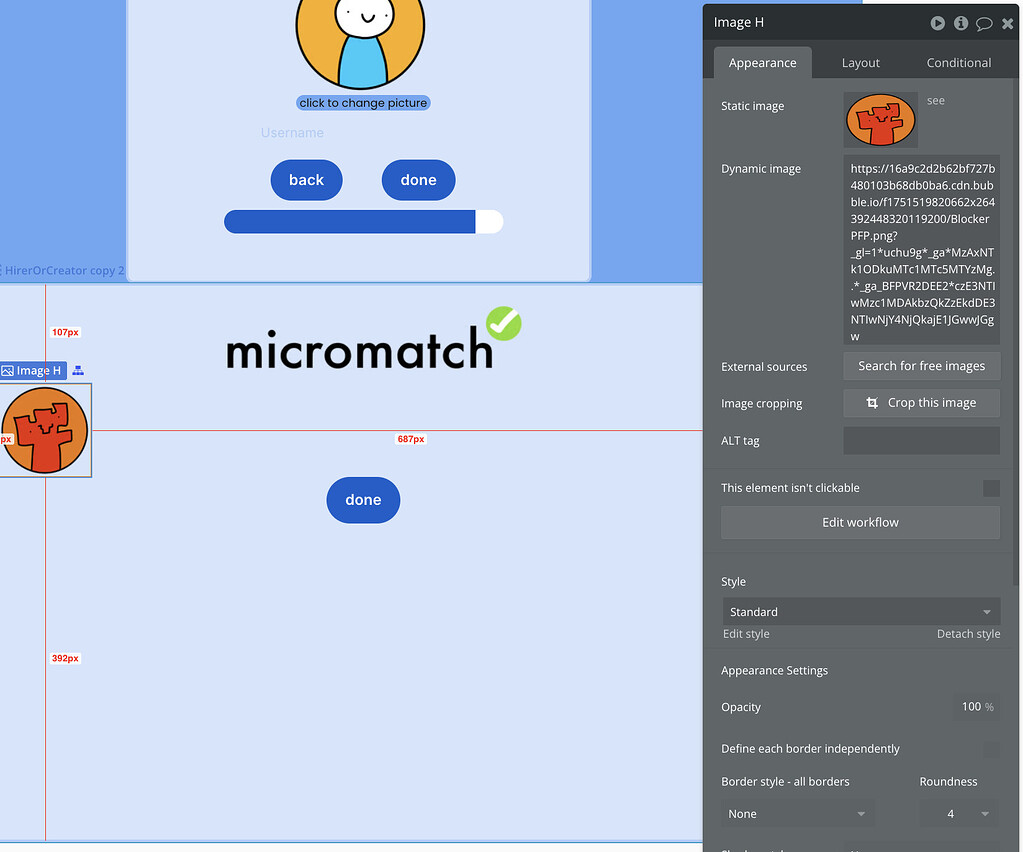 PFP selection screen - Database - Bubble Forum