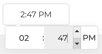 New Plugin: Time Picker Pro - Time Only Input Element - Plugins - Bubble Forum