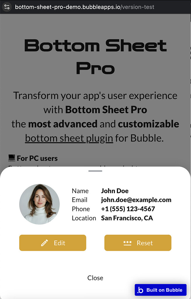 [New Plugin] Bottom Sheet Pro - Smooth, draggable bottom sheets for ...