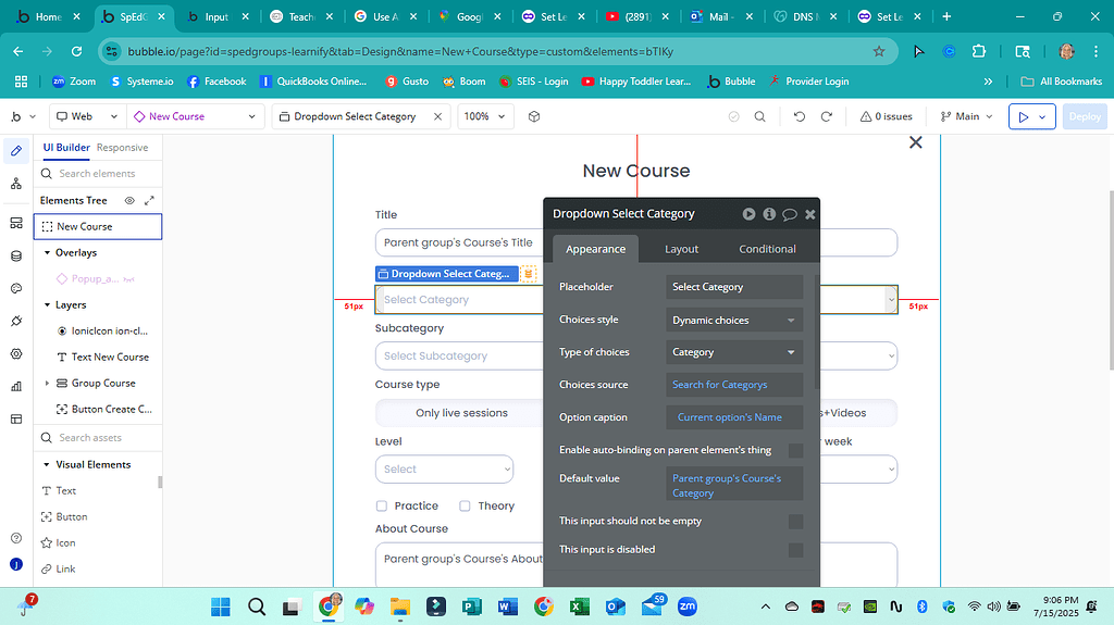 Dropdown List - Help? - Need help - Bubble Forum