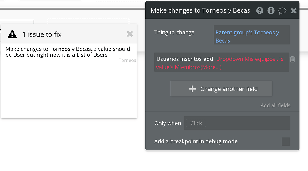 How can I add a list of users to a data field? - Database - Bubble Forum