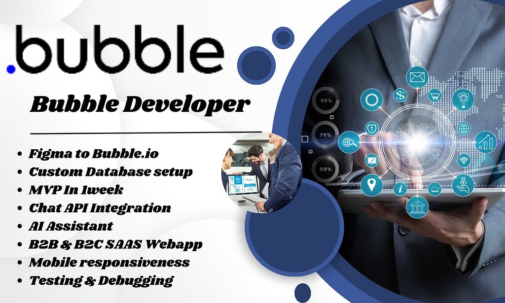 Bubble developer available for projects - Jobs / Freelance - Bubble Forum