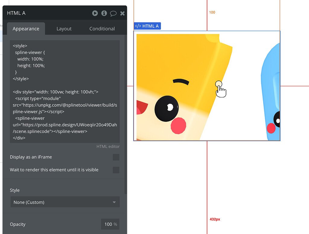 Html element zoomin bug - Need help - Bubble Forum