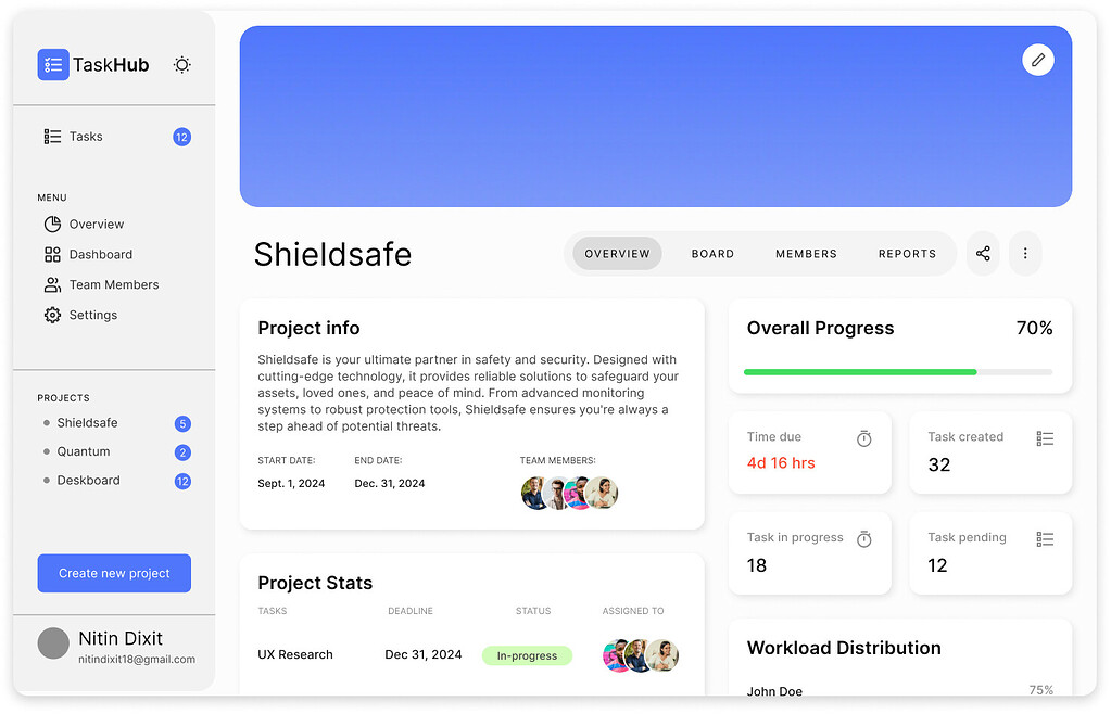 TaskHub Project Management App - Showcase - Bubble Forum
