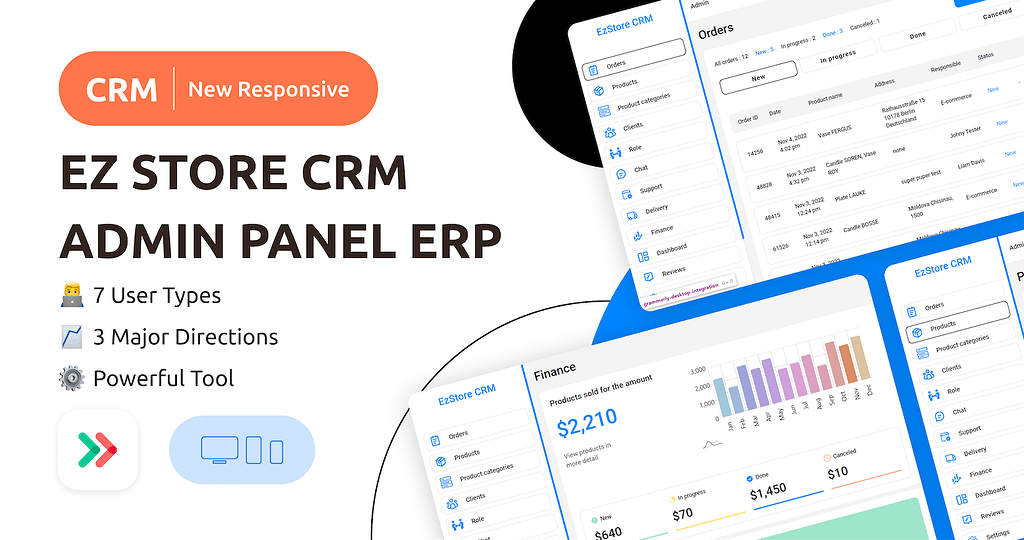 🛍️ New Ez Store Admin Panel - CRM Template by EazyCode - Showcase - Bubble Forum