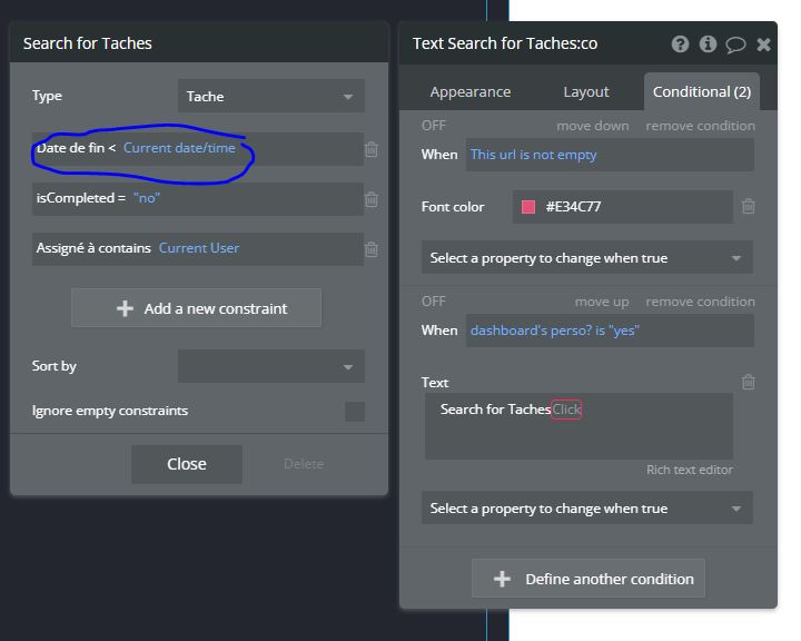 Tasks Overdue by today's date - Need help - Bubble Forum