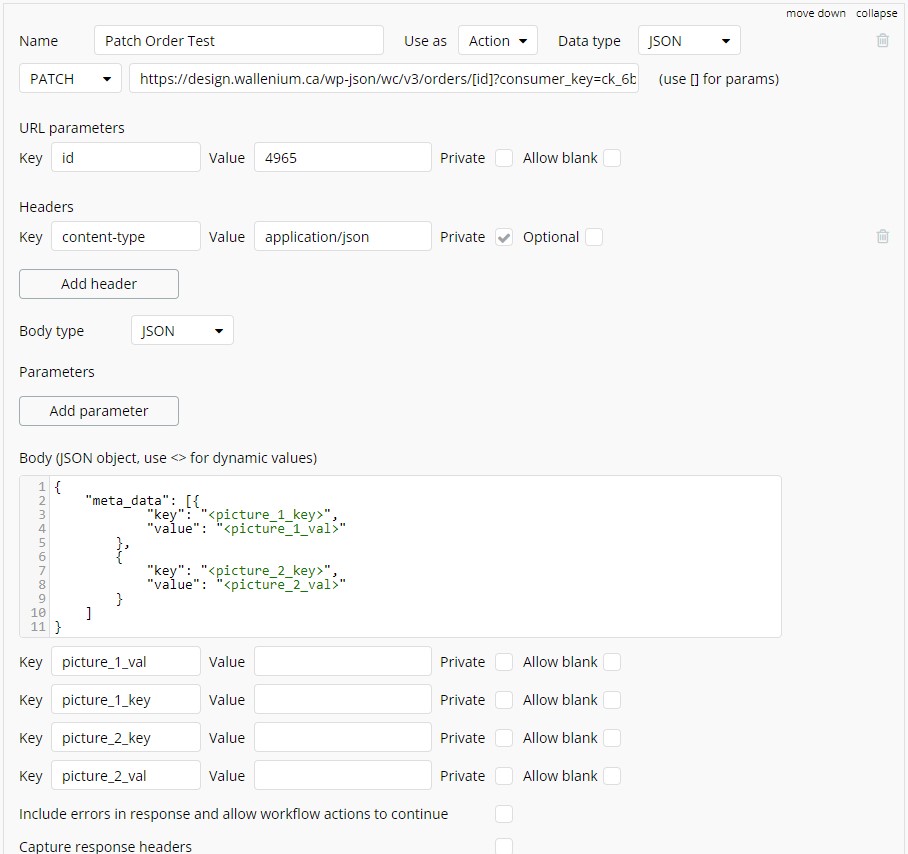 How to format JSON for Woocommerce REST API? - APIs - Bubble Forum