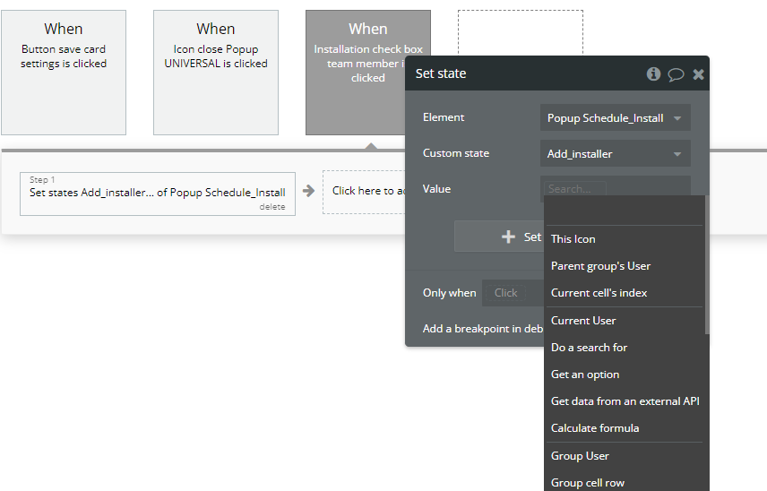[SOLVED] How to store a list to a custom state? - Database - Bubble Forum